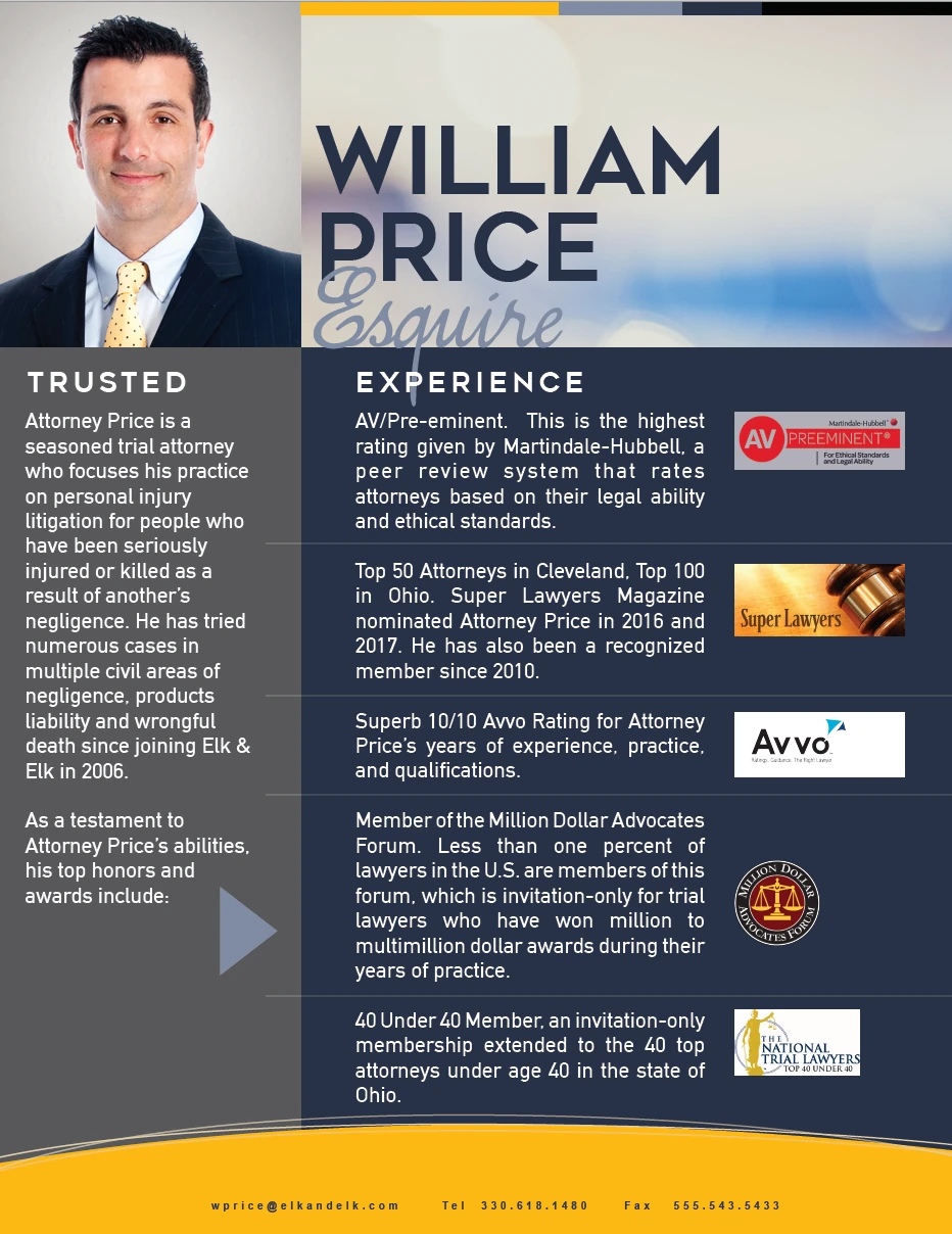 Attorney One Sheet Design - Jennasis & Associates