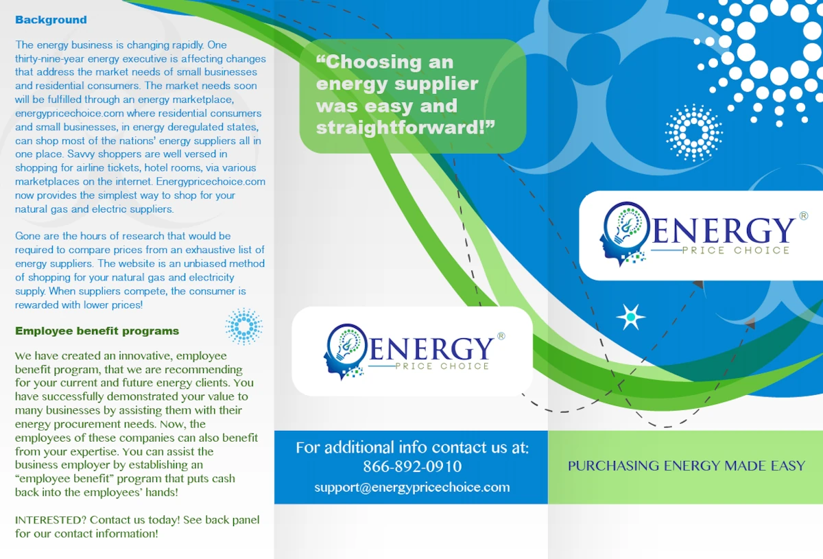 Utility Brochure Design - Jennasis & Associates